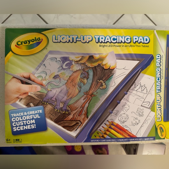 Crayola | Toys | Crayola Light Up Drawingtracing Pad Kids Art Toys ...